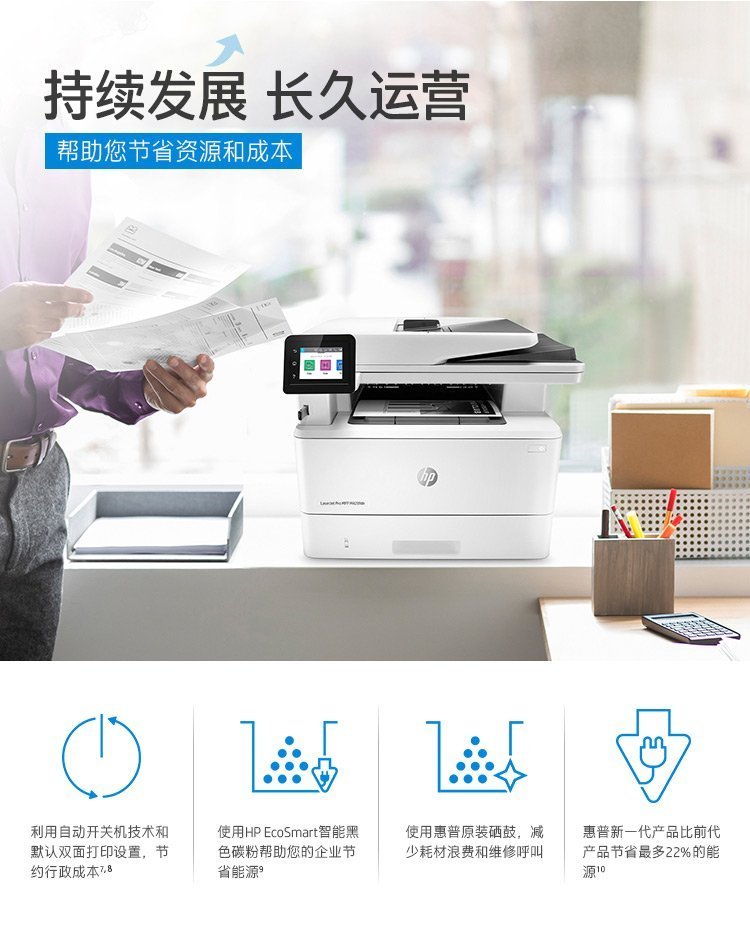 惠普 (HP) LaserJet Pro MFP M329dw 激光多功能一体打印机 - (W1A24A) - 中国惠普官方商城