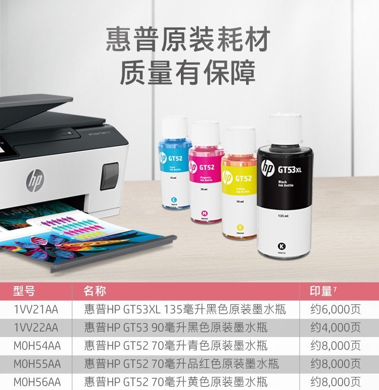 惠普 (HP) Smart Tank 531 无线一体打印机 - (4SB25A) - 中国惠普官方商城