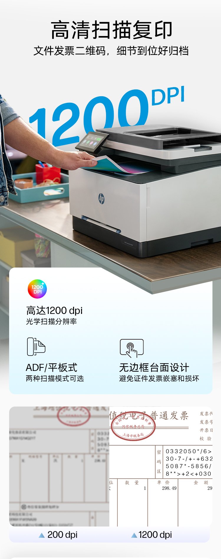 惠普 (HP) Color LaserJet Pro MFP 3388fdw 打印机 - (74P28A) - 中国惠普官方商城
